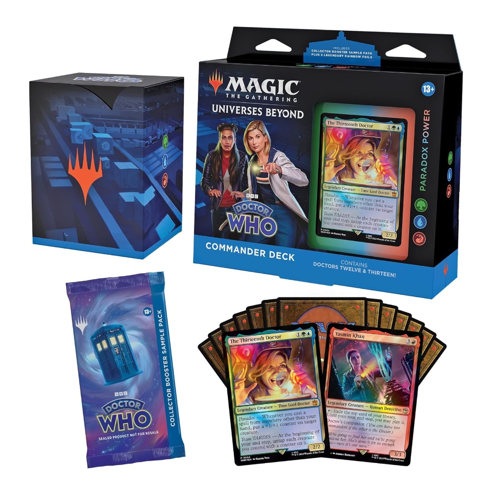 New Wizzards MAGIC: THE GATHERING DOCTOR WHO COMMANDER DECK – PARADOX ...